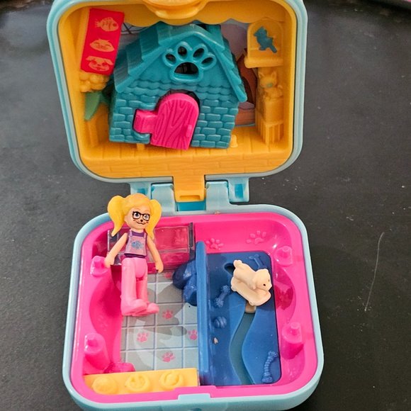 Mattel | Toys | Polly Pocket Pet Center Compact Doghouse Doll Mattel 29 ...